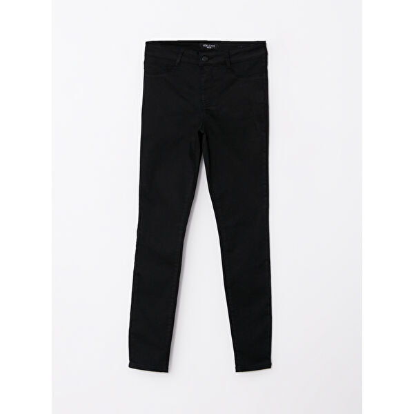 Normal Bel Süper Skinny Düz Kadın Rodeo Jean Pantolon Normal Bel Süper Skinny Düz Kadın Rodeo Jean Pantolon
