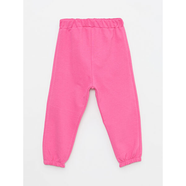 Beli Lastikli Basic Kız Bebek Eşofman Alt