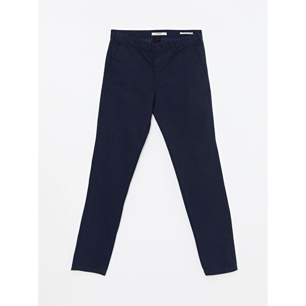 Dar Kalıp Gabardin Erkek Chino Pantolon