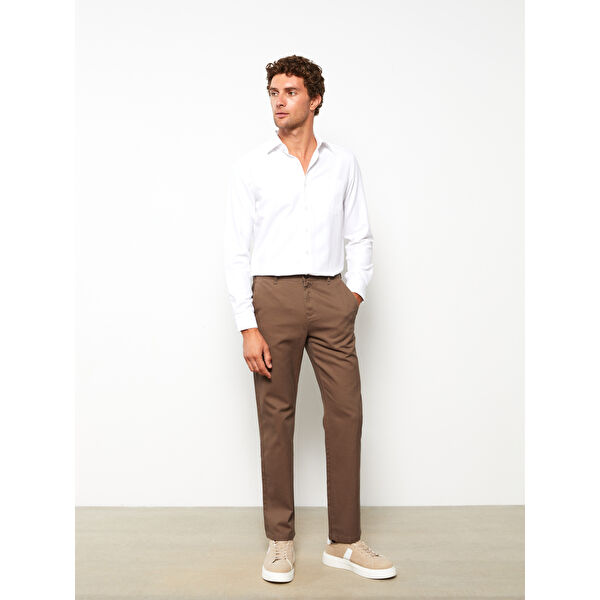 Geniş Kalıp Gabardin Erkek Chino Pantolon Geniş Kalıp Gabardin Erkek Chino Pantolon