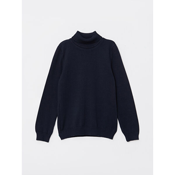 Balıkçı Yaka Basic Uzun Kollu Erkek Çocuk Triko Kazak Balıkçı Yaka Basic Uzun Kollu Erkek Çocuk Triko Kazak