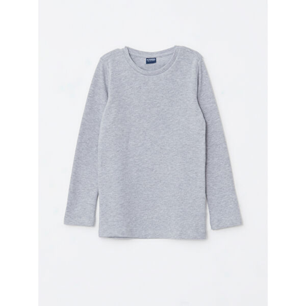 Bisiklet Yaka Basic Uzun Kollu Erkek Çocuk İçlik