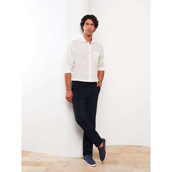 Standart Kalıp Gabardin Erkek Chino Pantolon Standart Kalıp Gabardin Erkek Chino Pantolon
