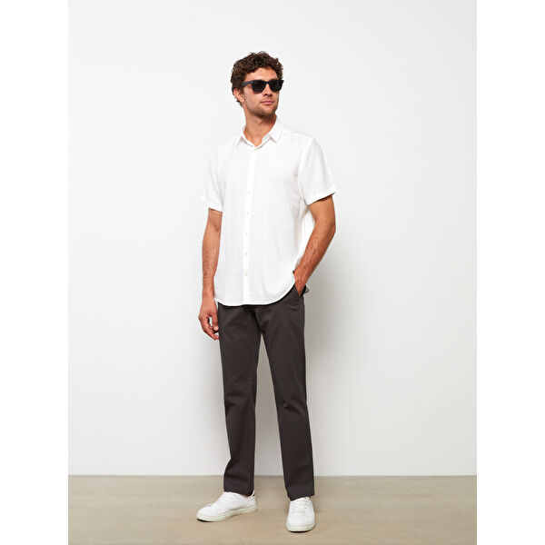 Standart Kalıp Gabardin Erkek Chino Pantolon Standart Kalıp Gabardin Erkek Chino Pantolon