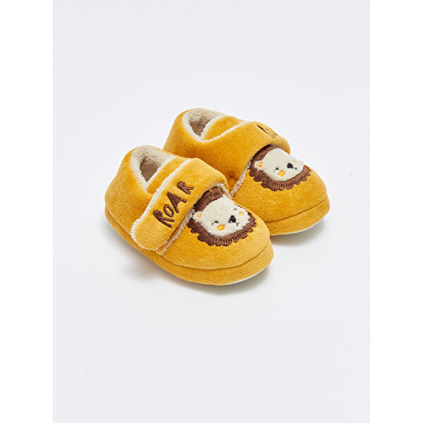 Nakışlı Cırt Cırtlı Erkek Bebek Yürüme Öncesi Ev Ayakkabısı Nakışlı Cırt Cırtlı Erkek Bebek Yürüme Öncesi Ev Ayakkabısı