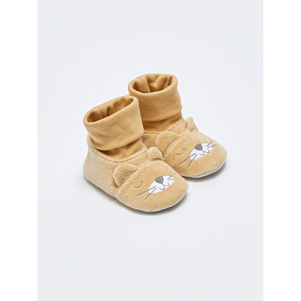 Pamuk Astarlı Erkek Bebek Yürüme Öncesi Çoraplı Ev Terliği Pamuk Astarlı Erkek Bebek Yürüme Öncesi Çoraplı Ev Terliği