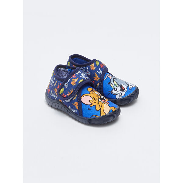 Tom&Jerry Lisanslı Cırt Cırtlı Erkek Bebek Panduf Tom&Jerry Lisanslı Cırt Cırtlı Erkek Bebek Panduf
