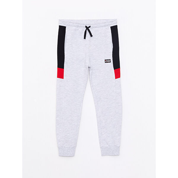 Beli Lastikli Renk Bloklu Erkek Çocuk Jogger Eşofman Altı Beli Lastikli Renk Bloklu Erkek Çocuk Jogger Eşofman Altı