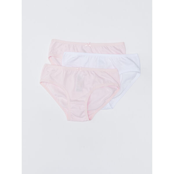 Basic Pamuklu Kız Çocuk Külot 3'lü