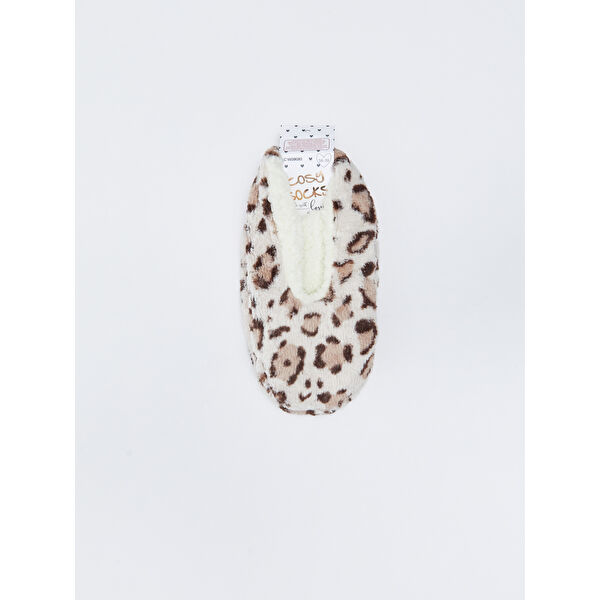 Desenli Kadın Ev Çorabı