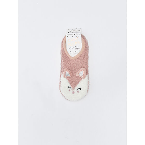 Nakışlı Kadın Ev Çorabı