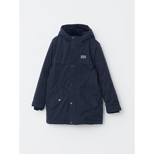 Kapüşonlu Basic Erkek Çocuk Mont Kapüşonlu Basic Erkek Çocuk Mont