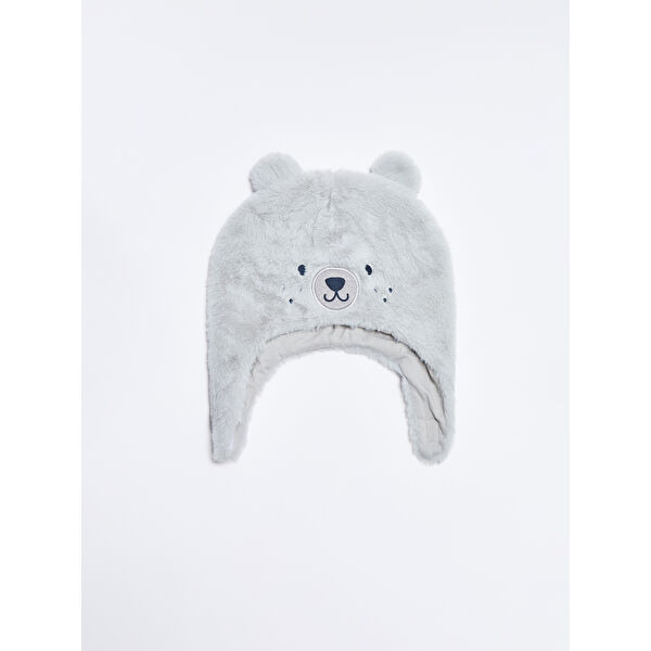 Nakış Detaylı Erkek Bebek Bere