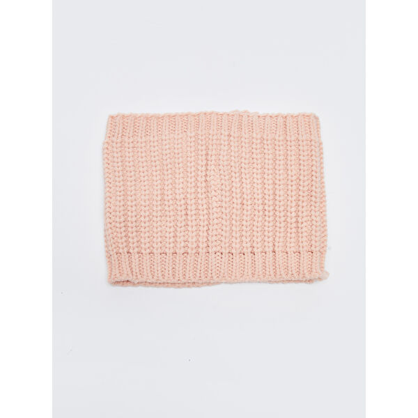 Basic Kız Bebek Triko Boyunluk Basic Kız Bebek Triko Boyunluk