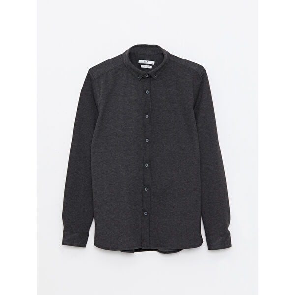 Slim Fit Uzun Kollu Erkek Gömlek