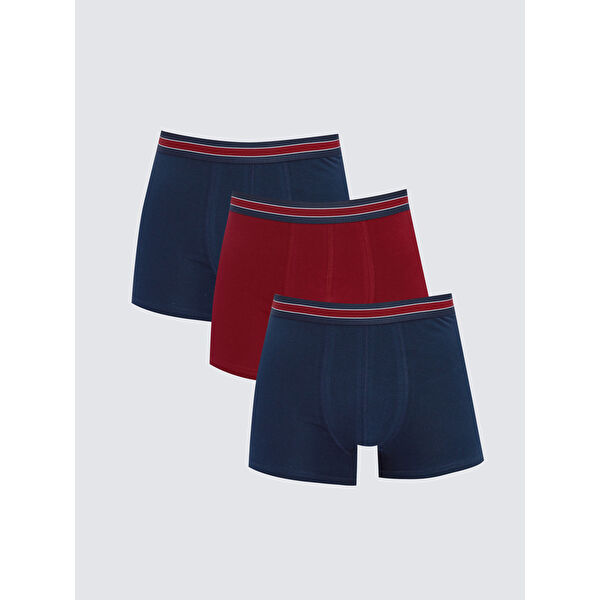 Standart Kalıp Esnek Kumaş Erkek Boxer 3'lü Standart Kalıp Esnek Kumaş Erkek Boxer 3'lü