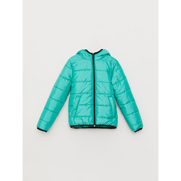 Kapüşonlu Basic Erkek Çocuk Şişme Mont Kapüşonlu Basic Erkek Çocuk Şişme Mont