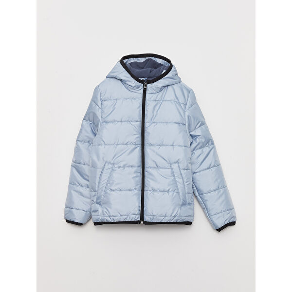 Kapüşonlu Basic Erkek Çocuk Şişme Mont Kapüşonlu Basic Erkek Çocuk Şişme Mont