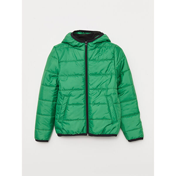 Kapüşonlu Basic Erkek Çocuk Şişme Mont Kapüşonlu Basic Erkek Çocuk Şişme Mont