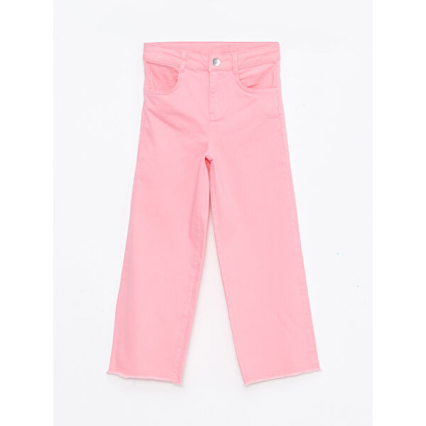 Basic Geniş Paça Gabardin Kız Çocuk Pantolon Basic Geniş Paça Gabardin Kız Çocuk Pantolon