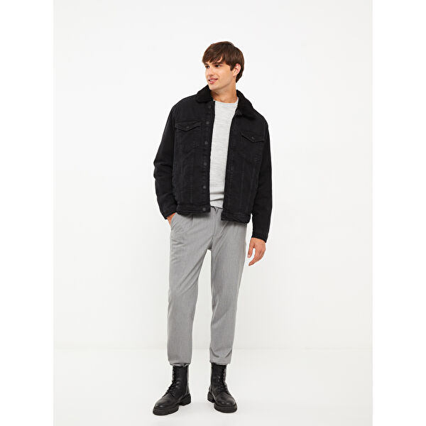 Standart Kalıp Gömlek Yaka Erkek Jean Mont Standart Kalıp Gömlek Yaka Erkek Jean Mont