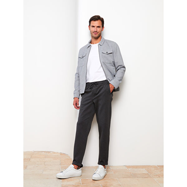 Slim Fit Beli Bağlama Detaylı Erkek Pantolon Slim Fit Beli Bağlama Detaylı Erkek Pantolon