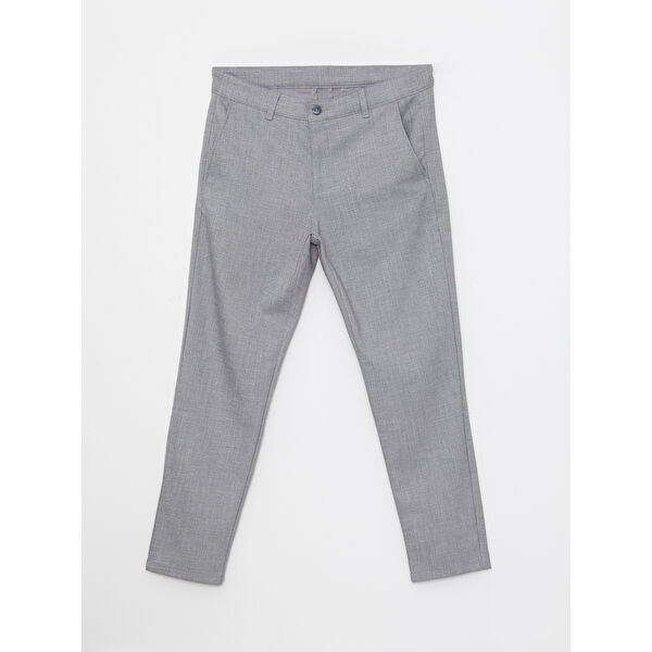 Slim Fit Dokulu Erkek Pantolon