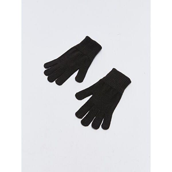 Düz Kadın Triko Eldiven