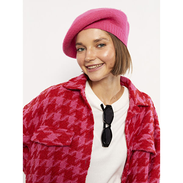 Düz Kadın Triko Ressam Bere Düz Kadın Triko Ressam Bere