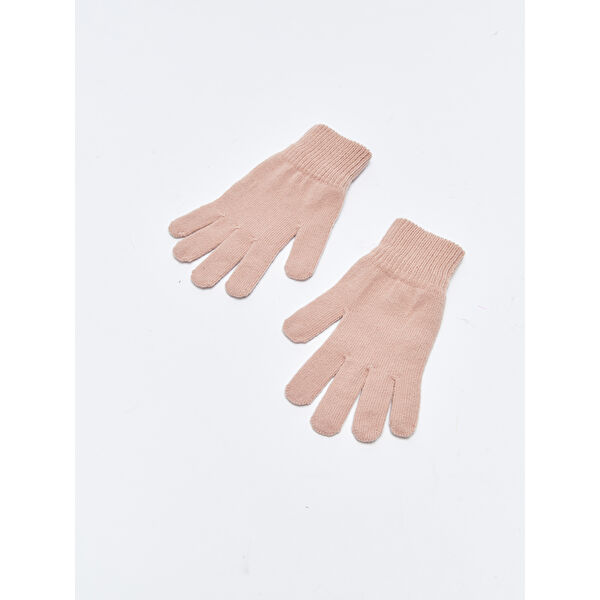 Düz Kadın Triko Eldiven
