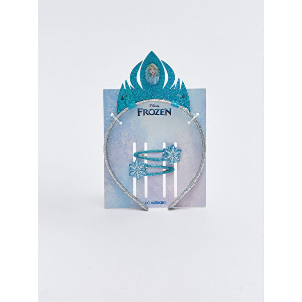 Frozen Lisanslı Kız Çocuk Taç Ve Çıtçıtlı Toka Frozen Lisanslı Kız Çocuk Taç Ve Çıtçıtlı Toka