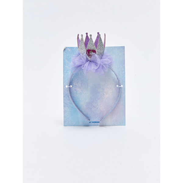 Frozen Lisanslı 3D Taç Detaylı Kız Çocuk Taç