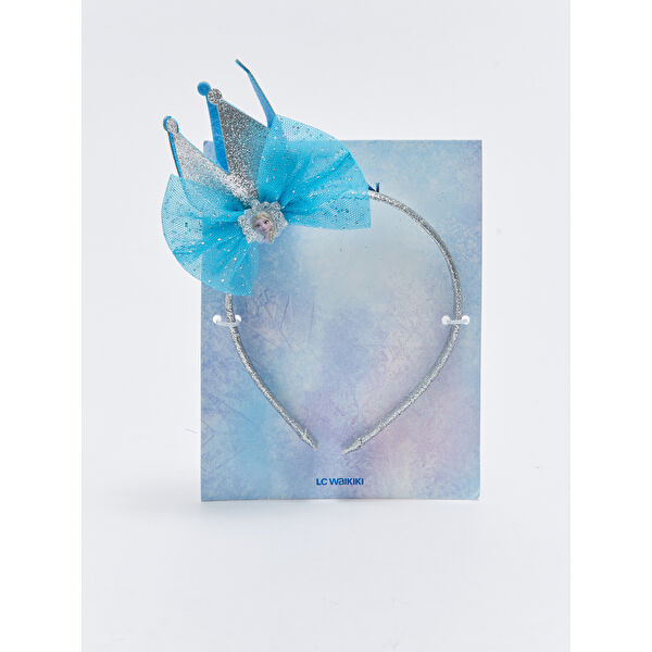 Frozen Lisanslı 3D Fiyonk Detaylı Kız Çocuk Taç