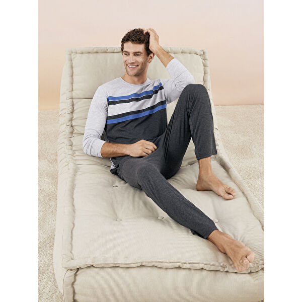 Standart Kalıp Erkek Pijama Takımı
