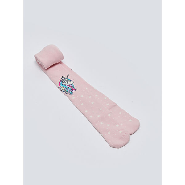 Desenli Kız Çocuk Havlu Külotlu Çorap Desenli Kız Çocuk Havlu Külotlu Çorap