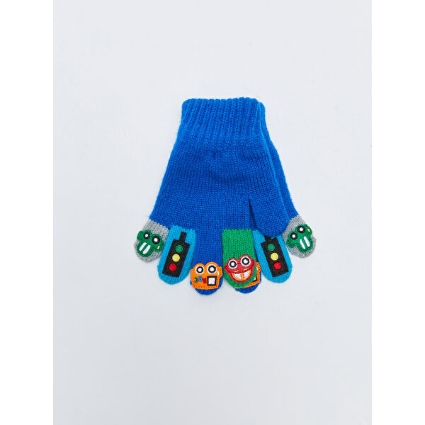 Patch Detaylı Erkek Çocuk Triko Eldiven Patch Detaylı Erkek Çocuk Triko Eldiven