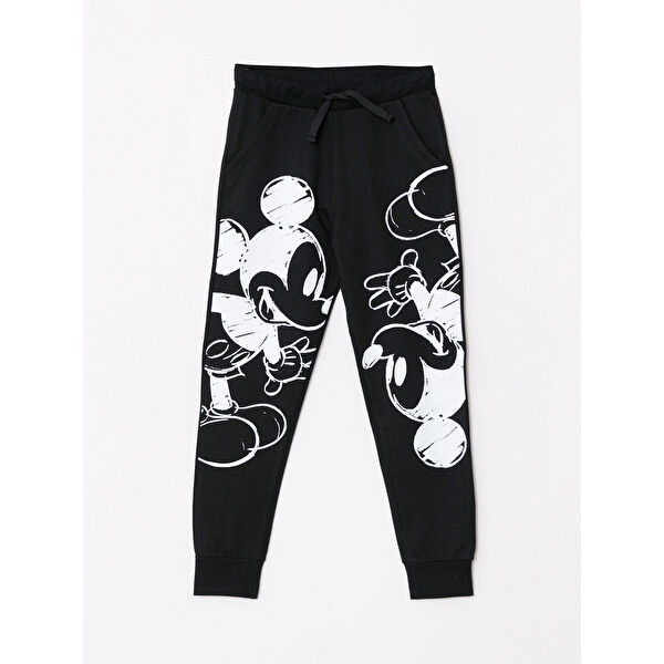 Beli Lastikli Mickey Mouse Baskılı Erkek Çocuk Jogger Eşofman Altı Beli Lastikli Mickey Mouse Baskılı Erkek Çocuk Jogger Eşofman Altı