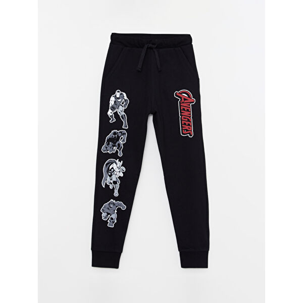 Beli Lastikli Avengers Baskılı Erkek Çocuk Jogger Eşofman Altı