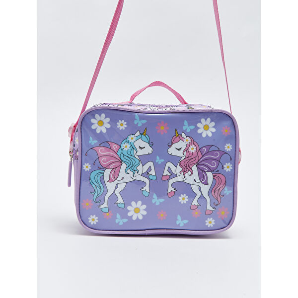 Kız Çocuk Baskılı Beslenme Çantası Kız Çocuk Baskılı Beslenme Çantası
