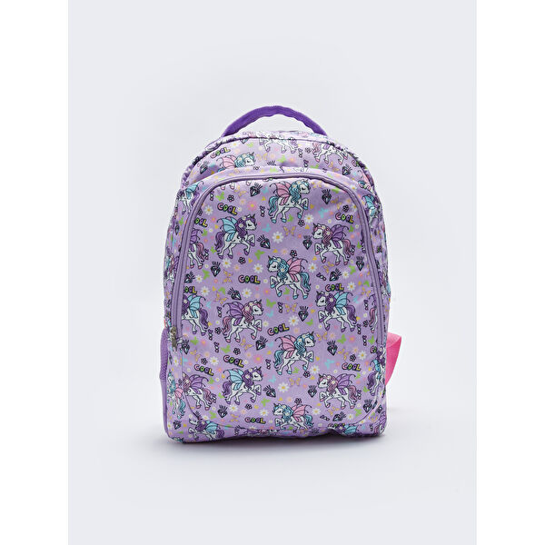 Unicorn Baskılı Kız Çocuk Sırt Çantası