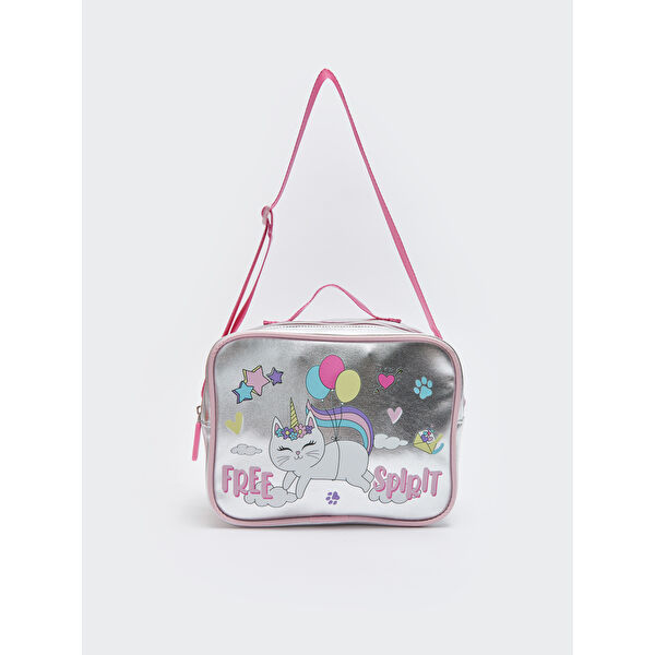 Unicorn Baskılı Kız Çocuk Beslenme Çantası