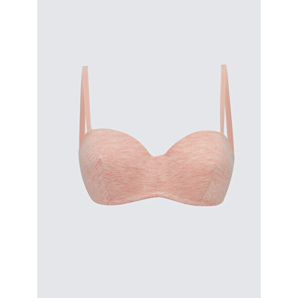 Balenli Dolgusuz Düz Straplez Sütyen