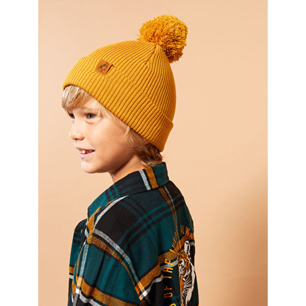 Ekose Gabardin Uzun Kollu Erkek Çocuk Gömlek