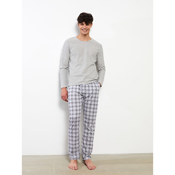 Standart Kalıp Ekose Erkek Pijama Alt Standart Kalıp Ekose Erkek Pijama Alt
