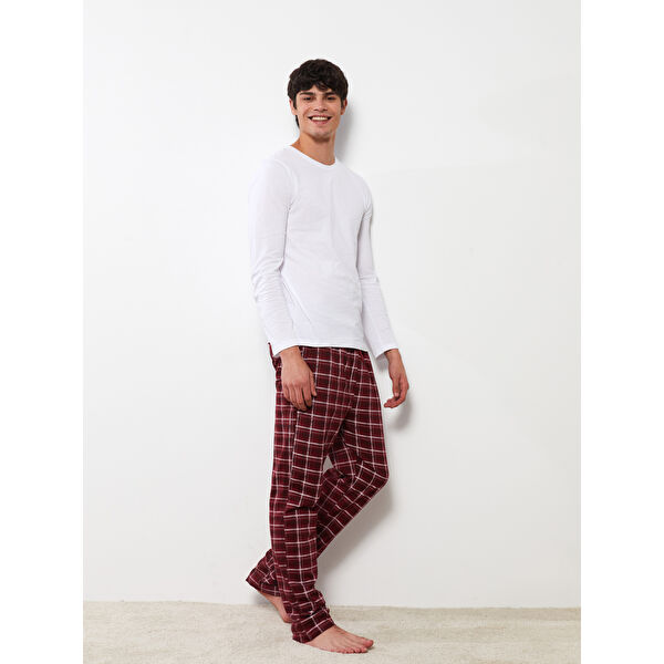 Standart Kalıp Ekose Erkek Pijama Alt Standart Kalıp Ekose Erkek Pijama Alt