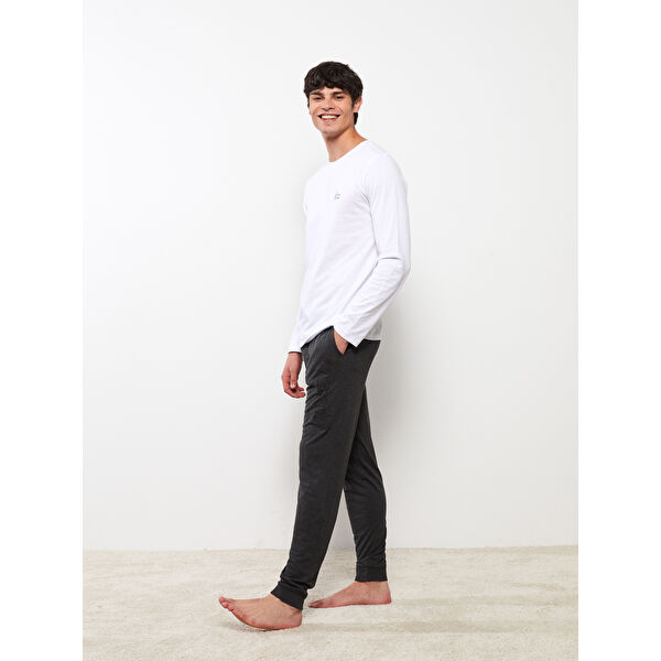 Standart Kalıp Erkek Jogger Pijama Alt Standart Kalıp Erkek Jogger Pijama Alt