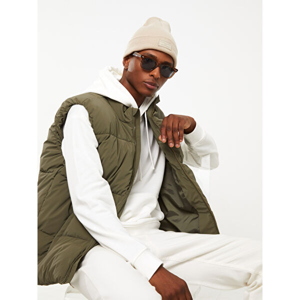 Etiket Baskılı Erkek Bere