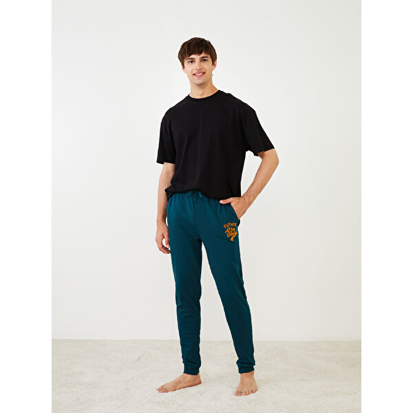 Slim Fit Baskılı Erkek Pijama Altı Slim Fit Baskılı Erkek Pijama Altı