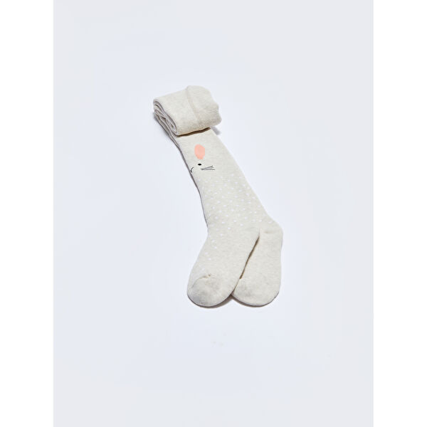 Desenli Kız Çocuk Havlu Külotlu Çorap Desenli Kız Çocuk Havlu Külotlu Çorap