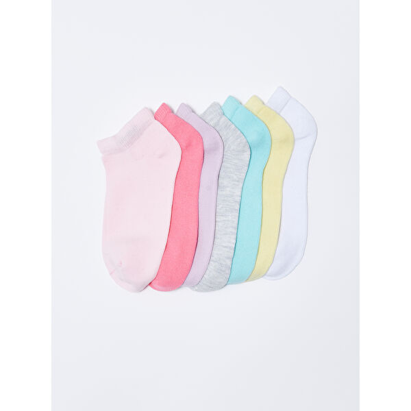 Basic Kız Çocuk Patik Çorap 7'li Basic Kız Çocuk Patik Çorap 7'li